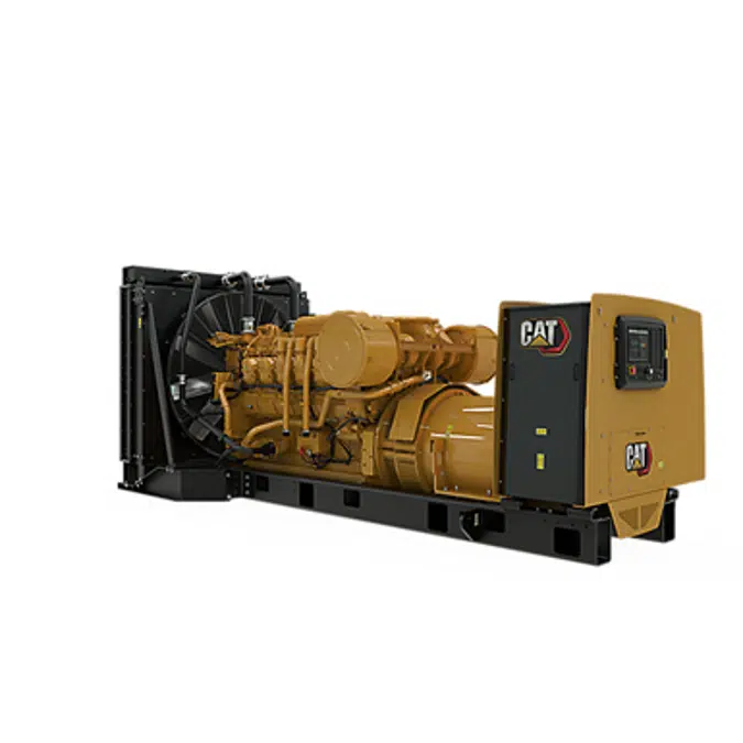 Objetos BIM - Download gratuito! 3512B (50 Hz) Upgradeable 1320-1750 kVA Diesel Generator Set ...