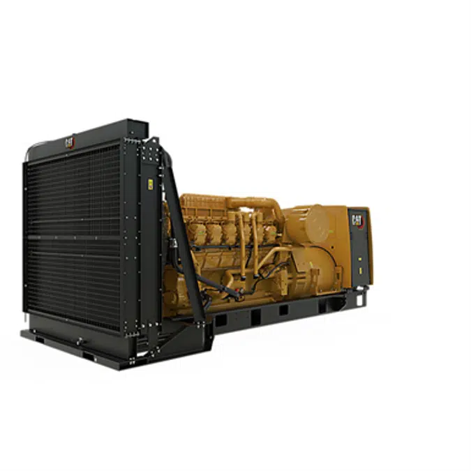 Objets BIM - Téléchargement gratuit ! 3512B (50 Hz) Upgradeable 1320-1750 kVA Diesel Generator ...