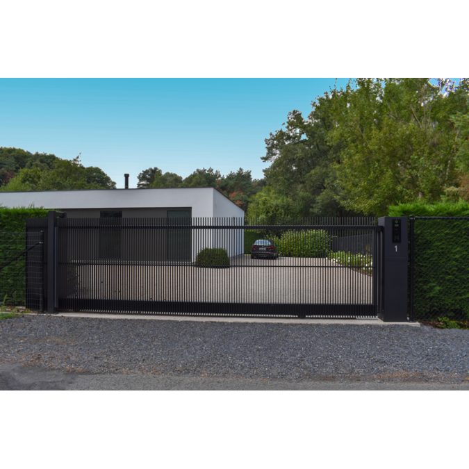 BIM objects - Free download! Radiato sliding gate | BIMobject