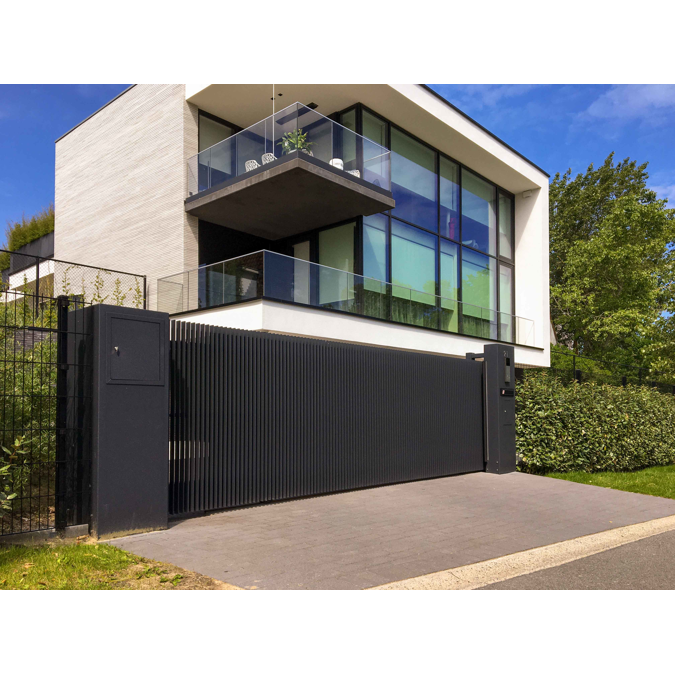 BIM objects - Free download! Radiato sliding gate | BIMobject