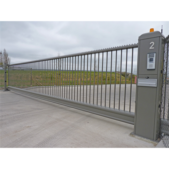 BIM objects - Free download! Terminus sliding gate | BIMobject