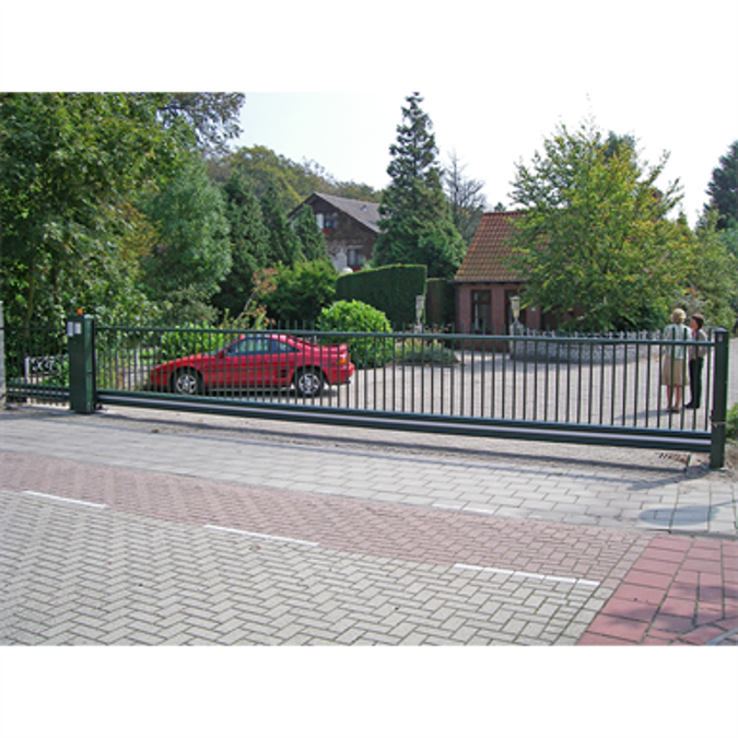 BIM objects - Free download! Terminus sliding gate | BIMobject