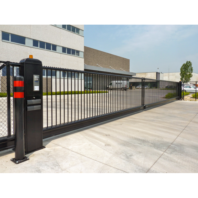 BIM objects - Free download! Terminus sliding gate | BIMobject