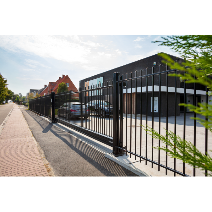 BIM objects - Free download! Terminus sliding gate | BIMobject