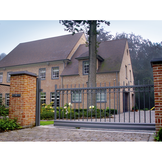 BIM objects - Free download! Taurus T2 sliding gate | BIMobject