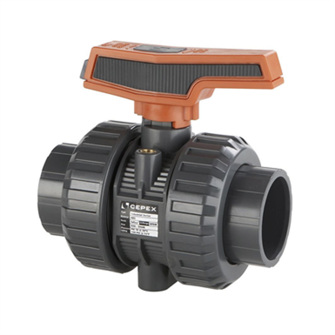 BIM objects - Free download! BALL VALVE PVC STD SERIES | BIMobject