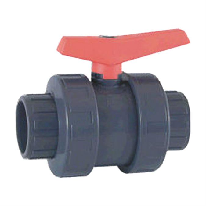 BIM objects - Free download! BALL VALVE PVC STANDARD SERIES | BIMobject