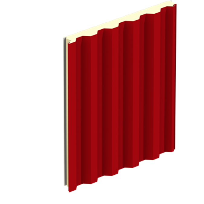 BIM objects - Free download! 7.2 Insul-Rib Insulated Metal Wall Panel ...