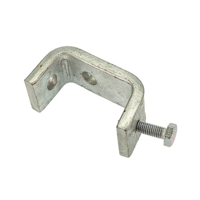 BIM objects - Free download! Channel Bracket - (41 x 41mm) C Beam Clamp ...