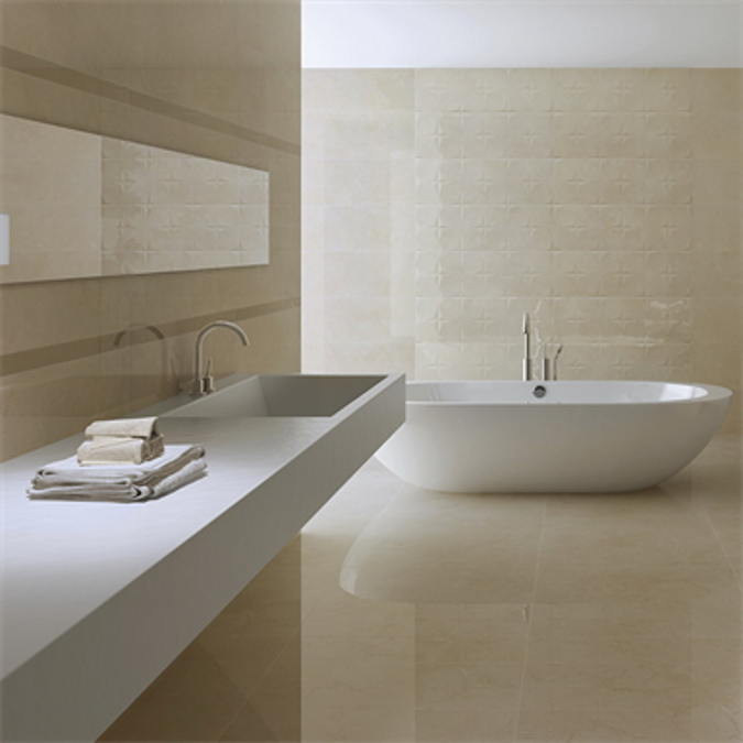BIM objects - Free download! Collection Evoque colour Crema Wall Tiles ...
