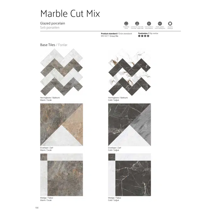 BIM objects - Free download! Marble Cut Mix VitrA Tile Collection ...