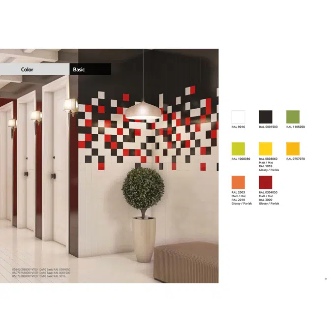 BIM objects - Free download! PRO Color Basic VitrA Tile Collection ...