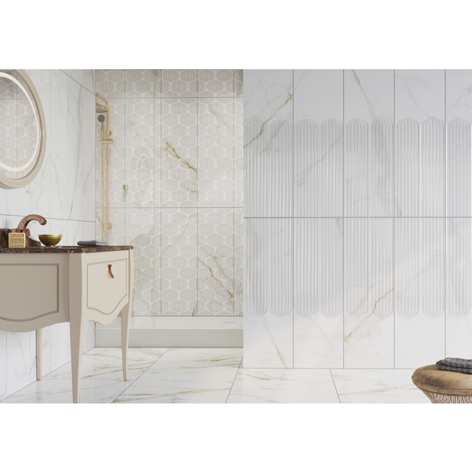 BIM object - ดาวน์โหลดฟรี! Statua VitrA Tile Collection | BIMobject
