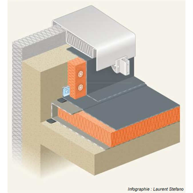 BIM 对象 - 免费下载！ Inaccessible flat roofs and inclinated roofs with a ...