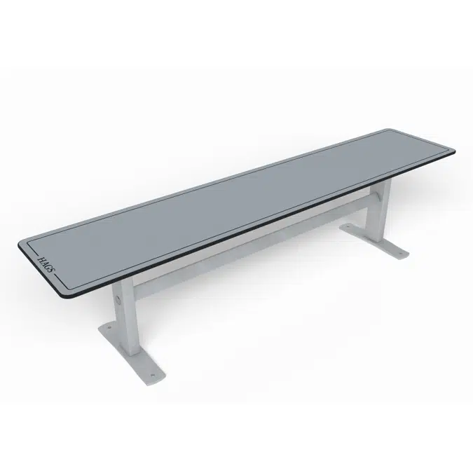 BIM objects - Free download! Park Bench Ekeby (HPL) | BIMobject
