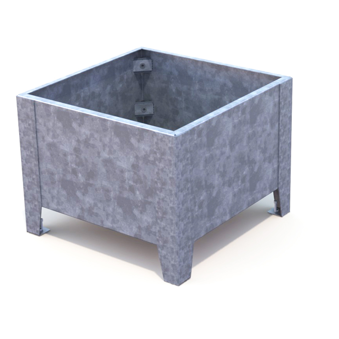 BIM objects - Free download! Planter Flox, low | BIMobject