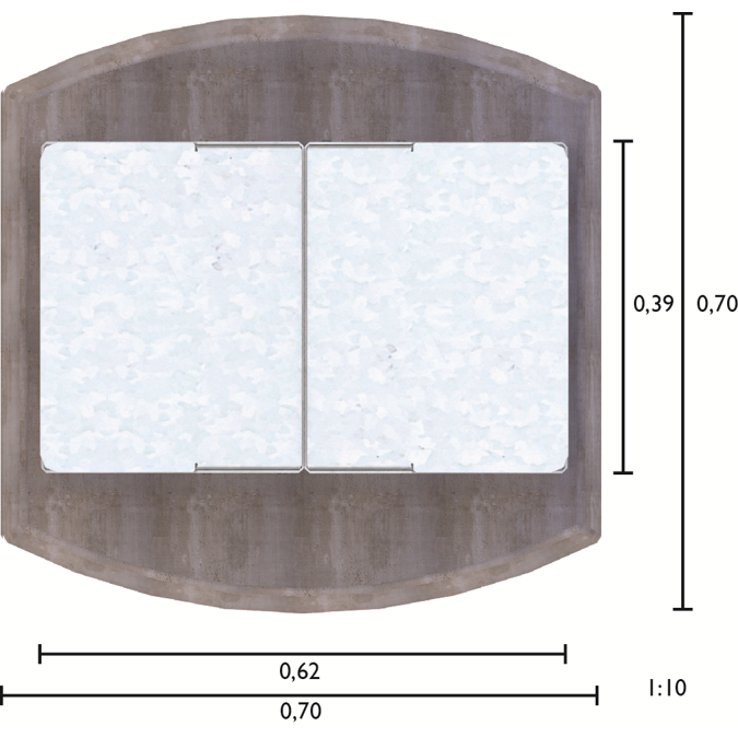BIM objects - Free download! Reco disp. grill container | BIMobject