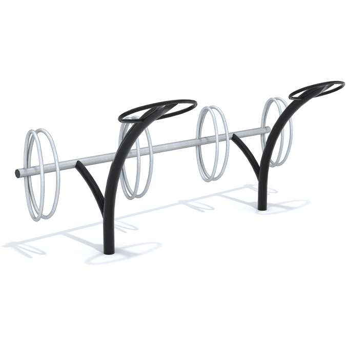 BIM objects - Free download! Ellipse Bicycle Stand | BIMobject