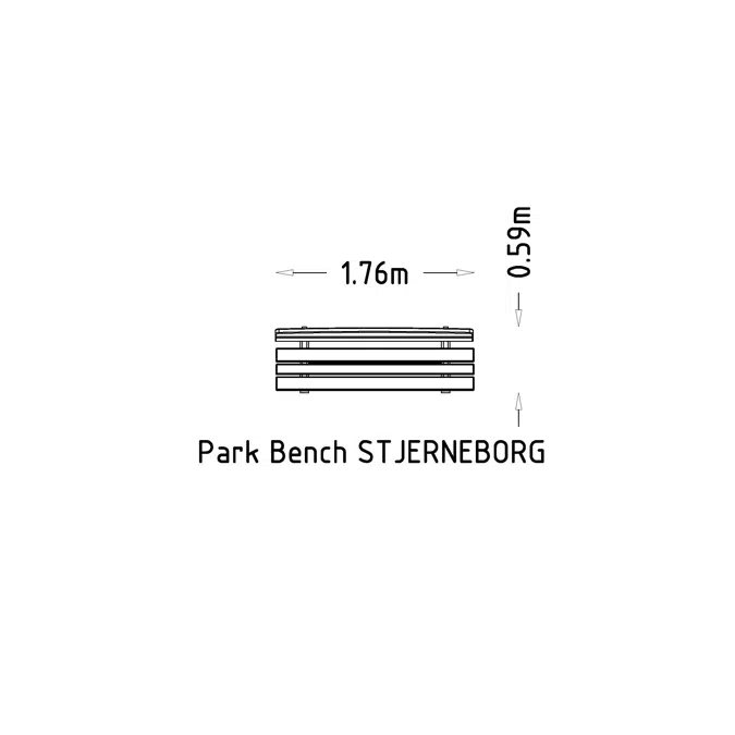 BIM objects - Free download! Park Sofa Stjerneborg | BIMobject