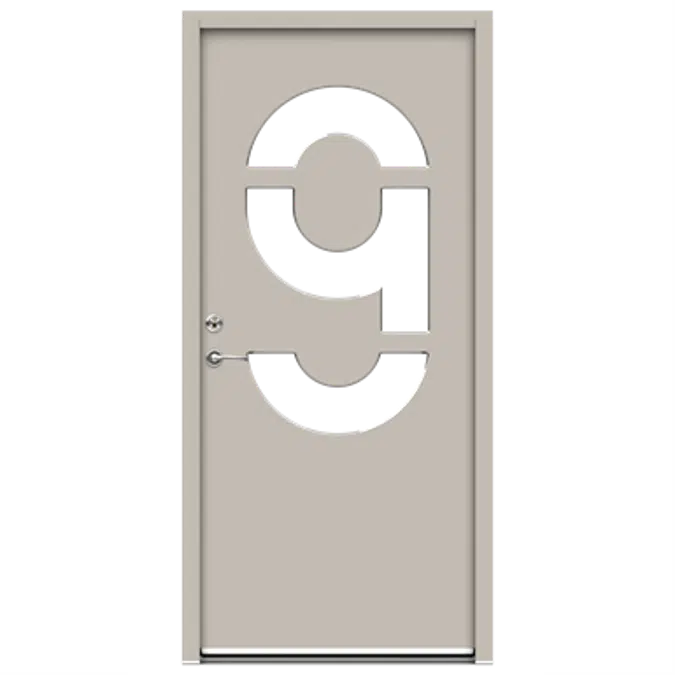BIM objects - Free download! Exterior Door Character Identity (Inswing ...