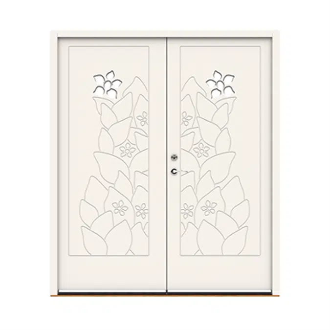 BIM objects - Free download! Exterior Door Character Lilly Double ...