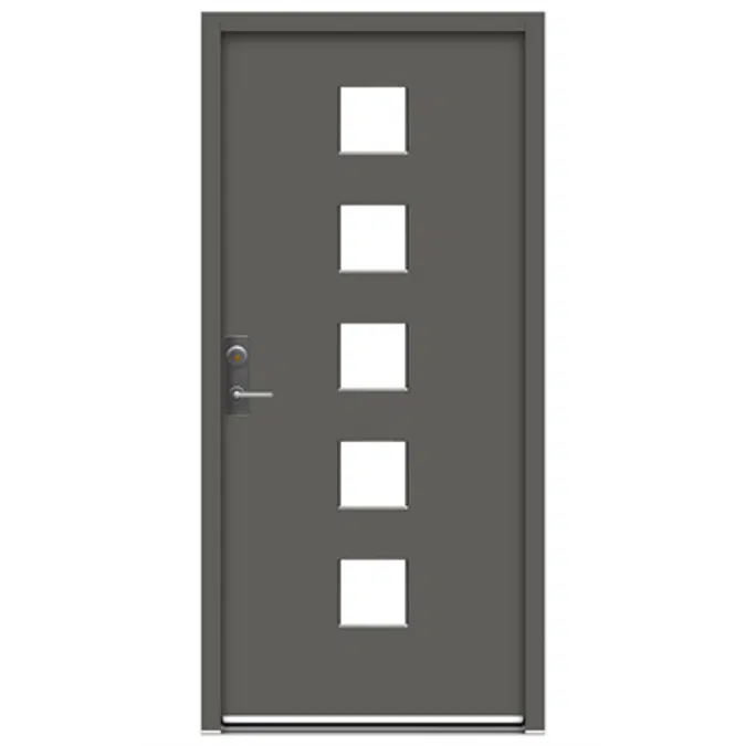 BIM objects - Free download! Exterior Door Character Dice RC3 ...