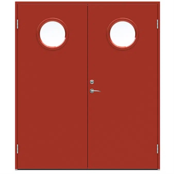 BIM objects - Free download! Exterior Door Function Indus Double ...