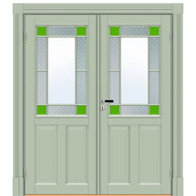 BIM objects - Free download! Interior Door Superior Arv 7225 Double ...