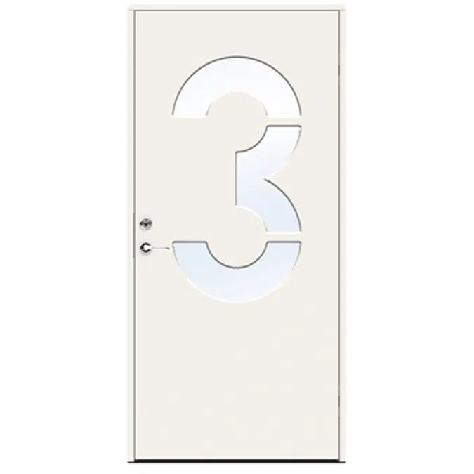 BIM objects - Free download! Exterior Door Character Identity | BIMobject