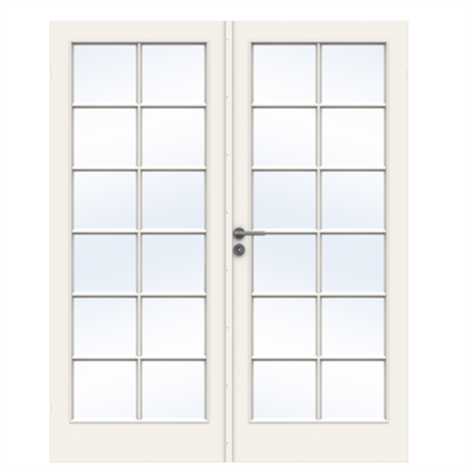 BIM objects - Free download! Interior Door Compact Double - Interior ...