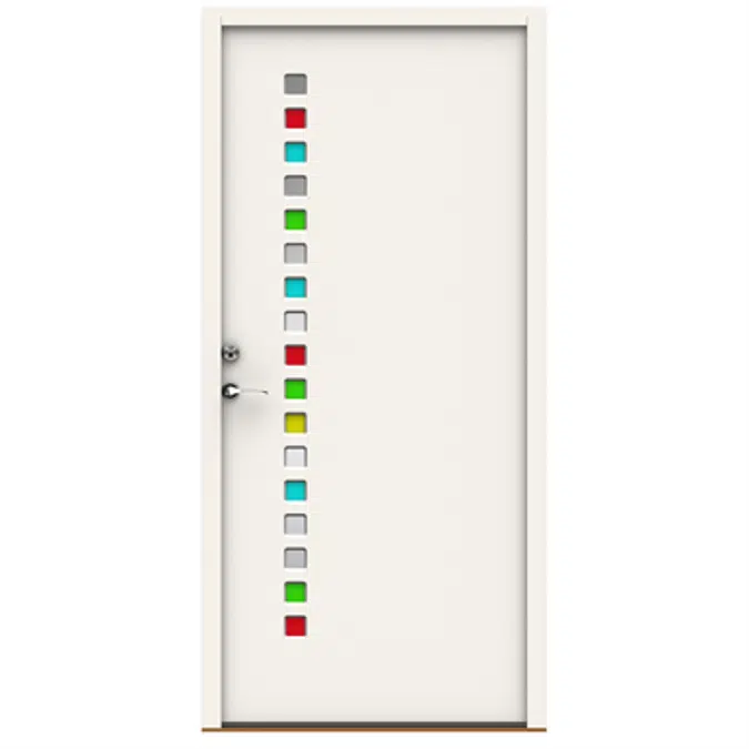 BIM objects - Free download! Exterior Door Character Prisma ECO ...