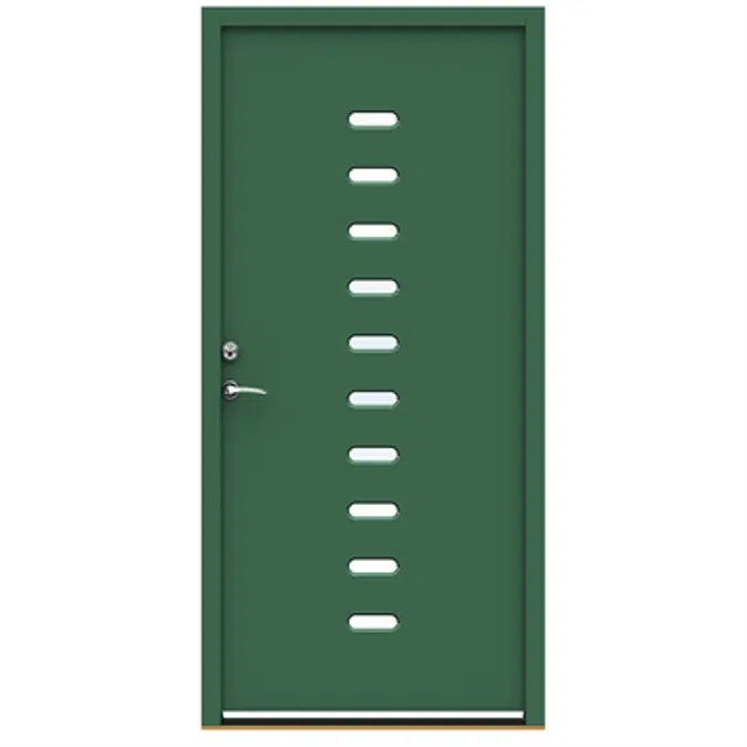 BIM objects - Free download! Exterior Door Character Tajo (Inswing ...