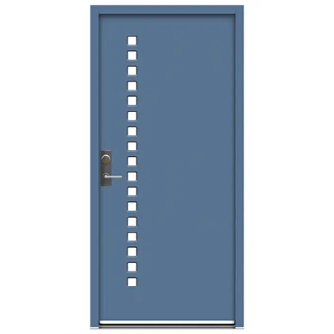 BIM objects - Free download! Exterior Door Character Prisma RC3 ...