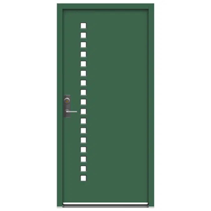 BIM objects - Free download! Exterior Door Character Prisma RC3 ...