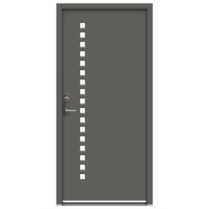 BIM objects - Free download! Exterior Door Character Prisma RC3 ...