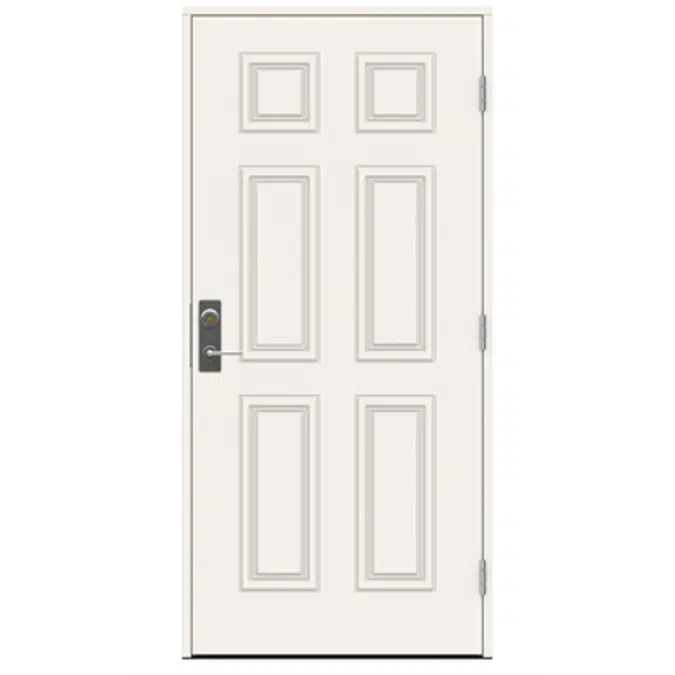 BIM objects - Free download! Exterior Door Classic Ravel RC3 Burglary ...