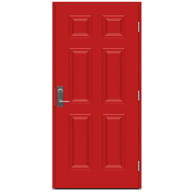 BIM objects - Free download! Exterior Door Classic Ravel RC3 Burglary ...