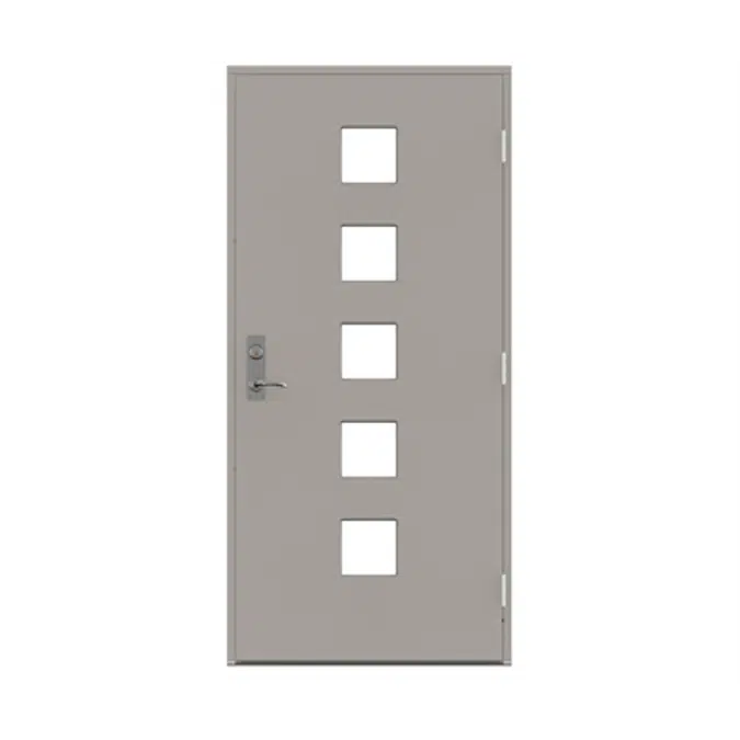 BIM objects - Free download! Exterior Door Character Dice RC3 ...