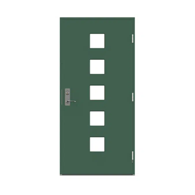 BIM objects - Free download! Exterior Door Character Dice RC3 ...