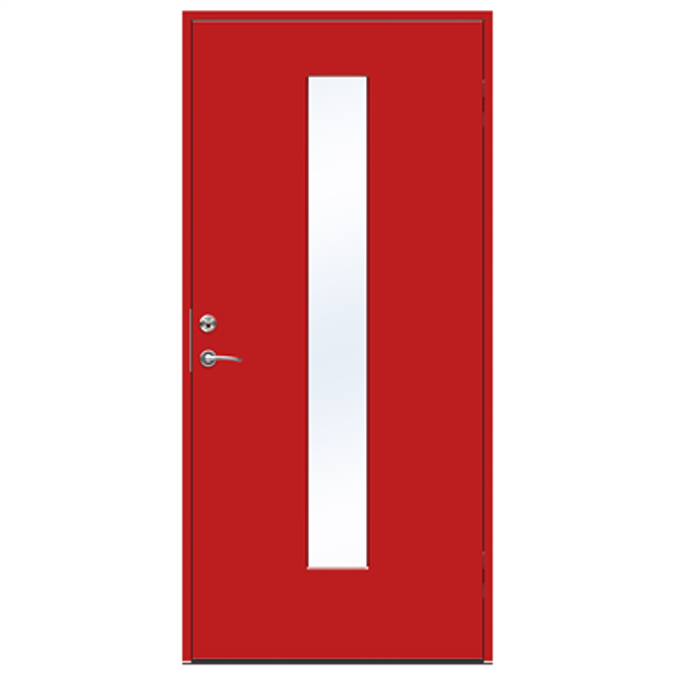 BIM object - ดาวน์โหลดฟรี! Exterior Door Character Tower | BIMobject