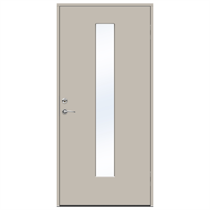 BIM object - ดาวน์โหลดฟรี! Exterior Door Character Tower | BIMobject