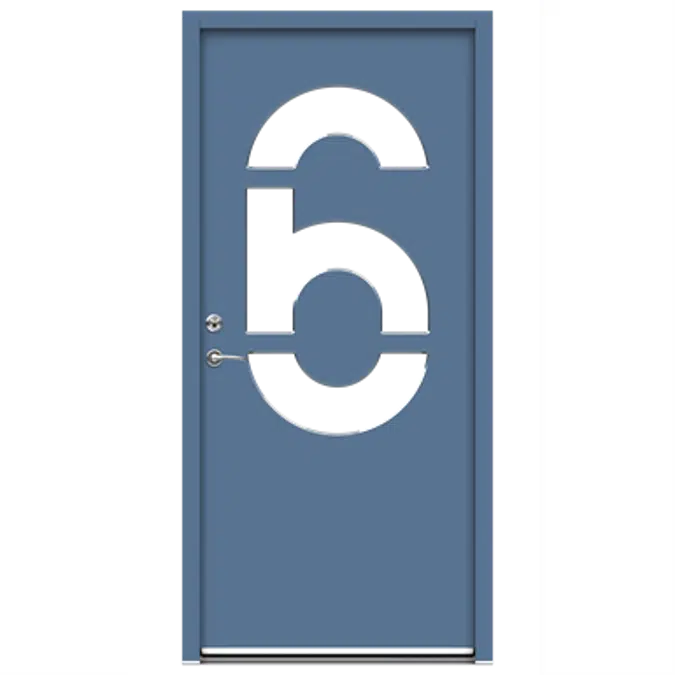 BIM objects - Free download! Exterior Door Character Identity (Inswing ...