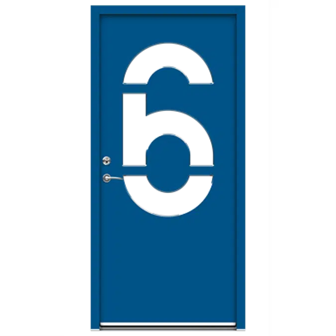 BIM objects - Free download! Exterior Door Character Identity (Inswing ...