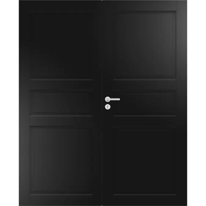 BIM objects - Free download! Interior Door Craft 101 Double | BIMobject