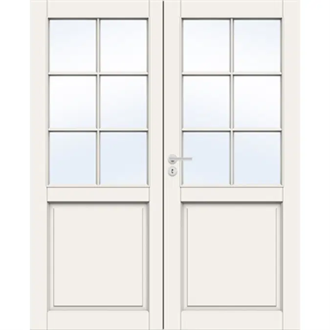 Objetos BIM - ¡Descarga gratis! Interior Door Craft 102 Double equal ...