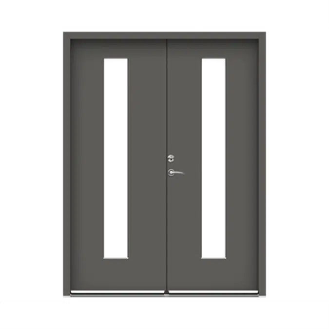 Objetos BIM - ¡Descarga gratis! Exterior Door Character Tower Double ...