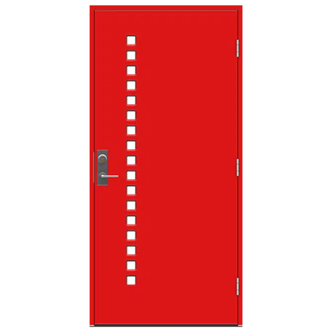 BIM objects - Free download! Exterior Door Character Prisma RC3 ...