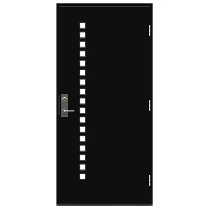 BIM objects - Free download! Exterior Door Character Prisma RC3 ...