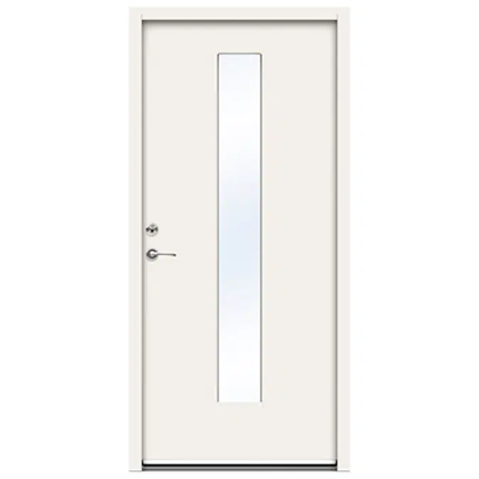 BIM objects - Free download! Exterior Door Character Tower ECO (Inswing ...