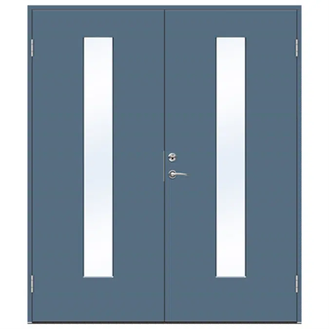 BIM objects - Free download! Exterior Door Character Tower Double ...